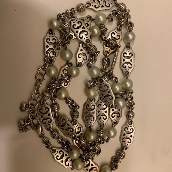 Brighton | Jewelry | Brighton Geneva Pearl Long Necklace 46 Long ...
